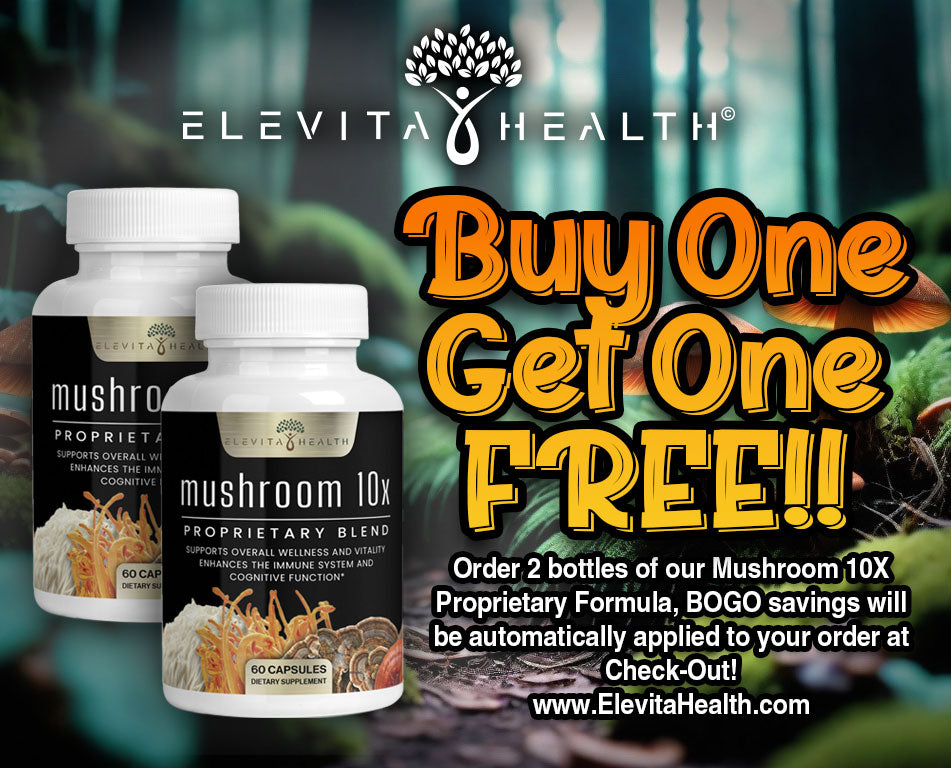 BUY ONE GET ONE FREE! Mushroom Complex 10 X – Elevita Health